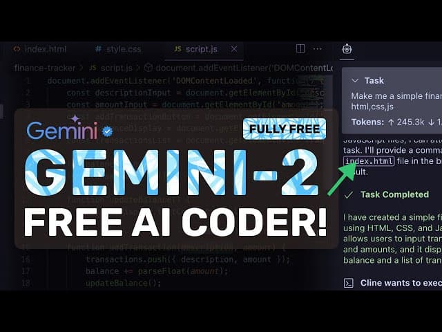 Exploring Gemini 2.0: The Best Free AI Coding Setup Available | Galaxy.ai | Galaxy.ai