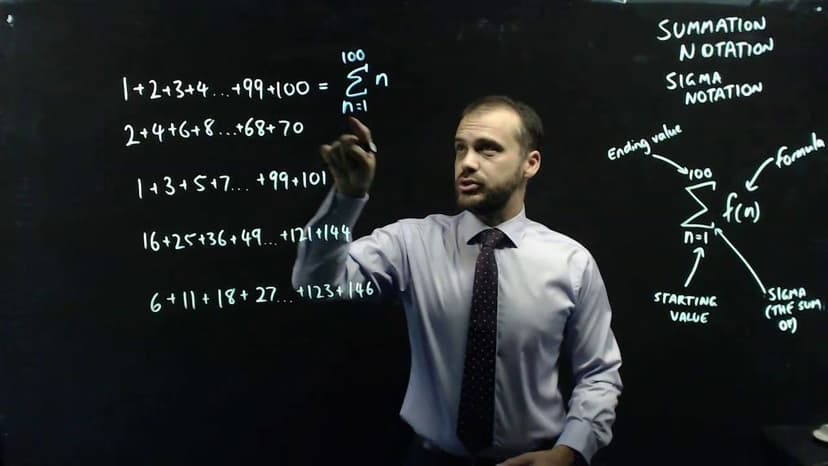 Understanding Summation Notation: A Comprehensive Guide to Sigma ...