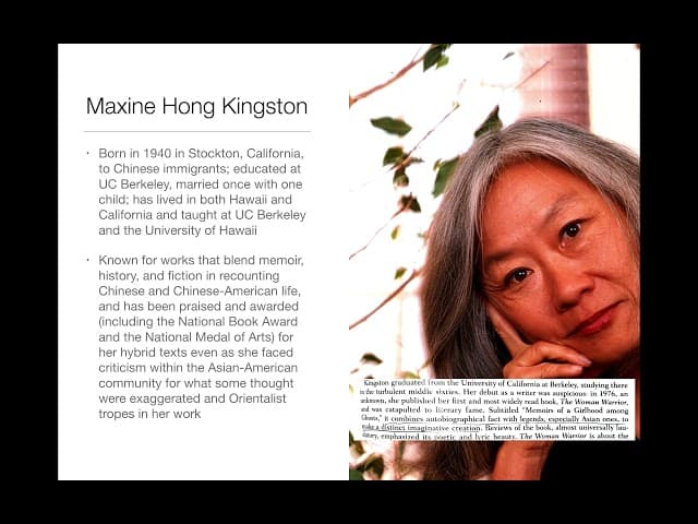 Exploring Maxine Hong Kingston's 'No Name Woman': A Hybrid Narrative of ...