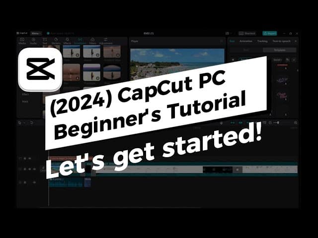 CapCut PC Beginner's FULL Tutorial: A Comprehensive Step-by-Step Guide ...