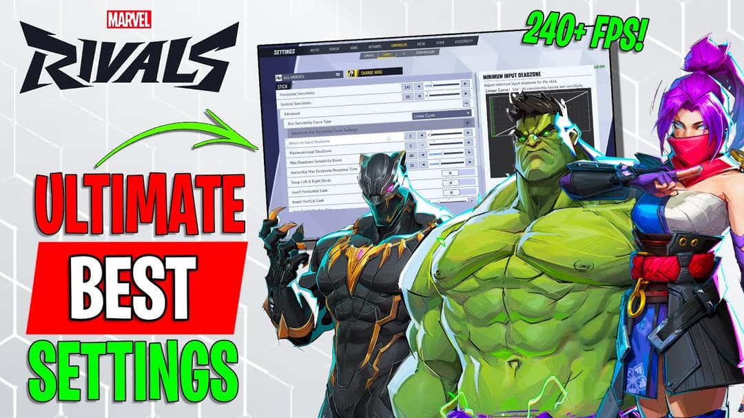 Ultimate Settings Guide for Marvel Rivals on PC and Controller | Galaxy.ai