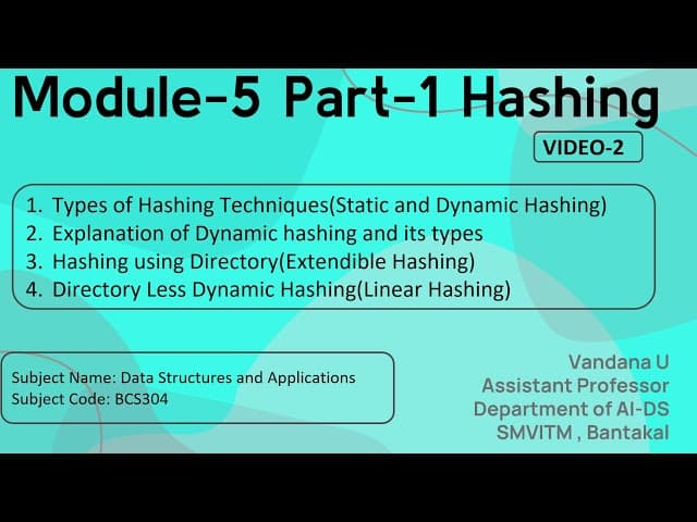 Understanding Static and Dynamic Hashing Techniques in Data Structures | Galaxy.ai