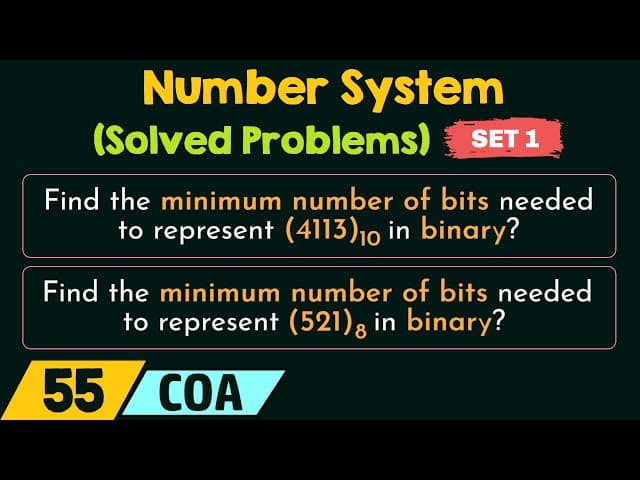 Understanding Number Systems: Minimum Bits Required for Representation ...