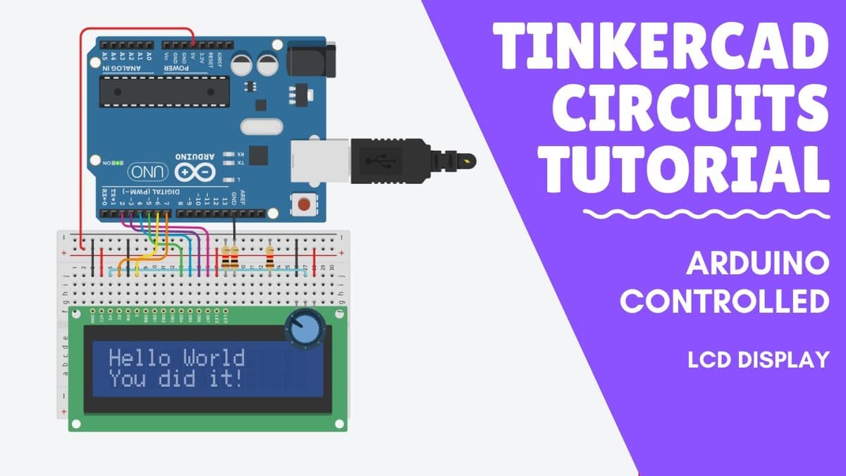 Mastering Tinkercad Circuits: A Comprehensive Guide to Using an LCD Screen with Arduino | Galaxy.ai
