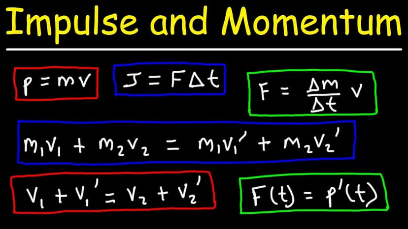 Understanding Impulse and Momentum: Key Formulas and Concepts for Physics Students | Galaxy.ai ...