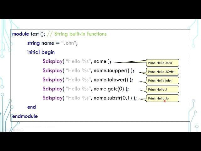 Understanding String Variables in SystemVerilog: A Quick Guide | Galaxy.ai | Galaxy.ai