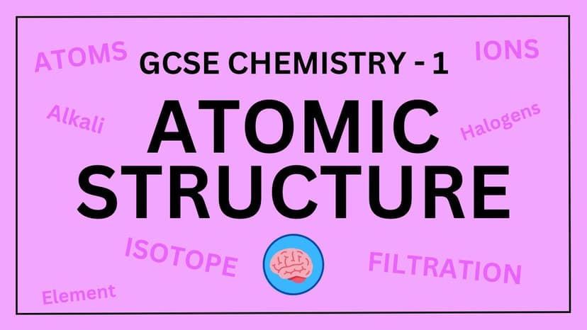 Understanding Atomic Structure and the Periodic Table: A Comprehensive Guide for GCSE Chemistry ...