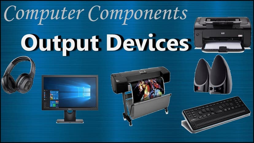 Understanding Output Devices of Computers: Examples and Their Purposes ...