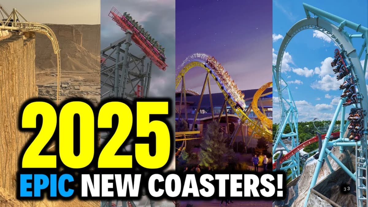 Top 15 Most Anticipated Roller Coasters Opening in 2025 | Galaxy.ai