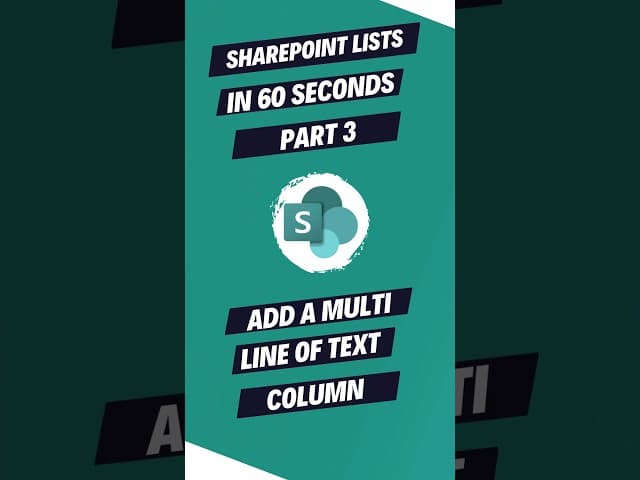 How to Add a Multiple Lines of Text Column in SharePoint Lists | Galaxy ...