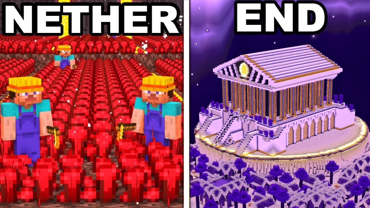 The Epic Minecraft Civilization Experiment: 1000 Players Battle Across ...