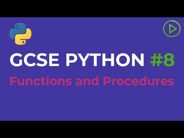 Understanding Functions and Procedures in Python: A Comprehensive Guide | Galaxy.ai