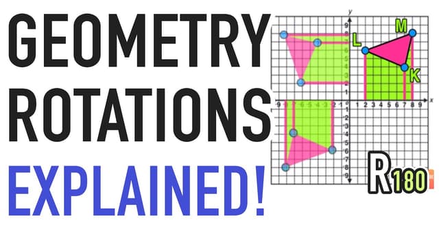 Understanding Geometry Rotations: A Comprehensive Guide to 90°, 180 ...
