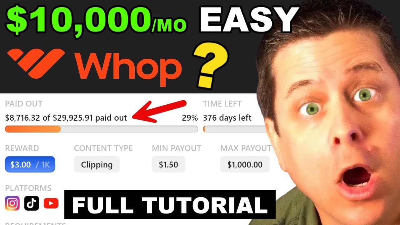 Exploring the Whop Clipping Method: Can You Really Make $100,000 Per ...