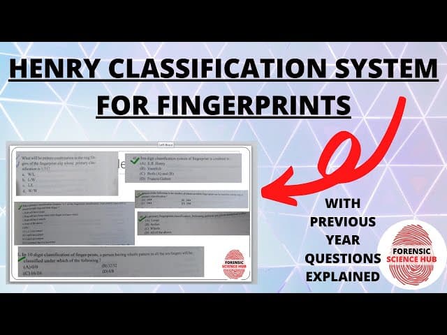 Understanding the Henry Ten-Digit Classification System for ...