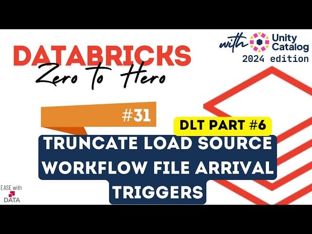 Mastering DLT Pipelines: Truncate Load Sources, Full Refresh, and Workflow Triggers | Galaxy.ai ...