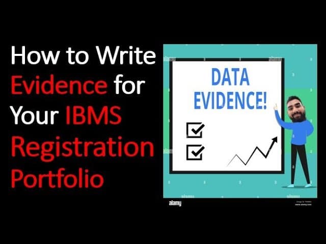 A Comprehensive Guide to Writing Your IBMS Registration Portfolio ...