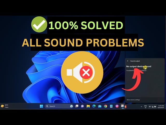 How to Fix 'No Output Devices Found' Error on Windows 10/11 | Galaxy.ai