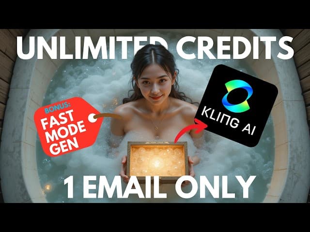 Unlock Unlimited Free Credits and Fast Generation in Kling AI with One Gmail Account | Galaxy.ai
