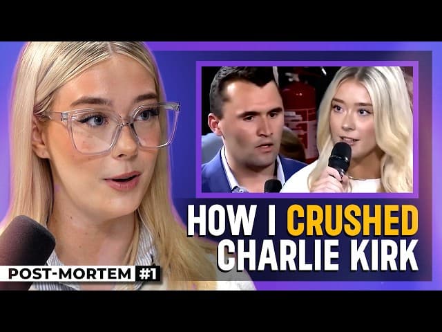 Cambridge Debate Coach Tilly Middlehurst on Outmaneuvering Charlie Kirk ...
