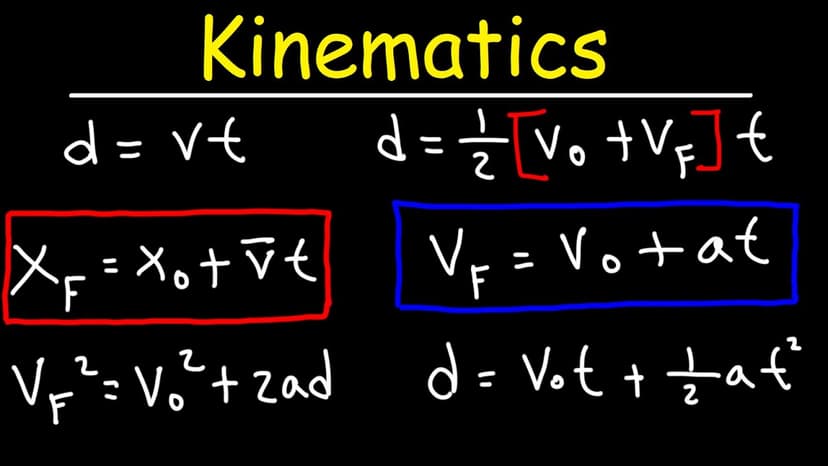 Understanding Kinematics in One Dimension: A Comprehensive Guide | Galaxy.ai | Galaxy.ai
