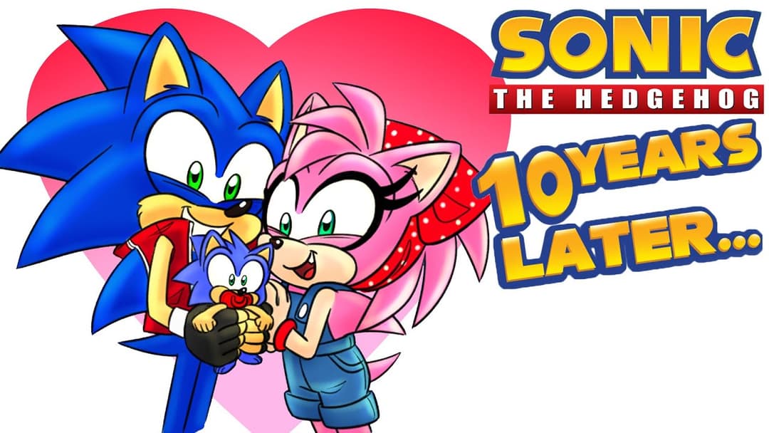 Sonic and Amy: A Heartwarming Family Portrait 10 Years Later | Galaxy.ai