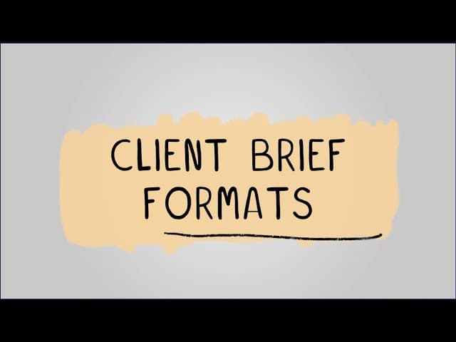 Understanding Client Brief Formats for Creative Professionals | Galaxy.ai
