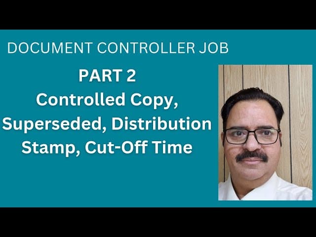 Understanding Controlled Copies, Superseded Documents, and Cut-Off ...