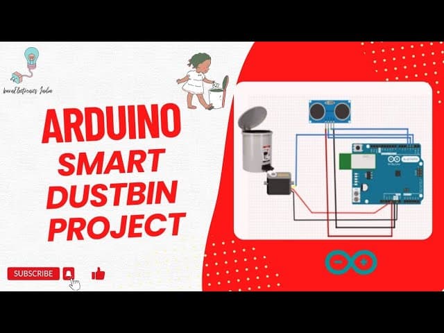 Creating a Smart Dustbin Prototype with Arduino and TinkerCAD | Galaxy.ai | Galaxy.ai