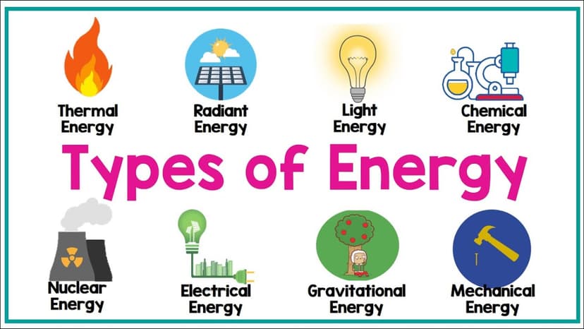 Exploring the Eight Types of Energy in Physics | Galaxy.ai