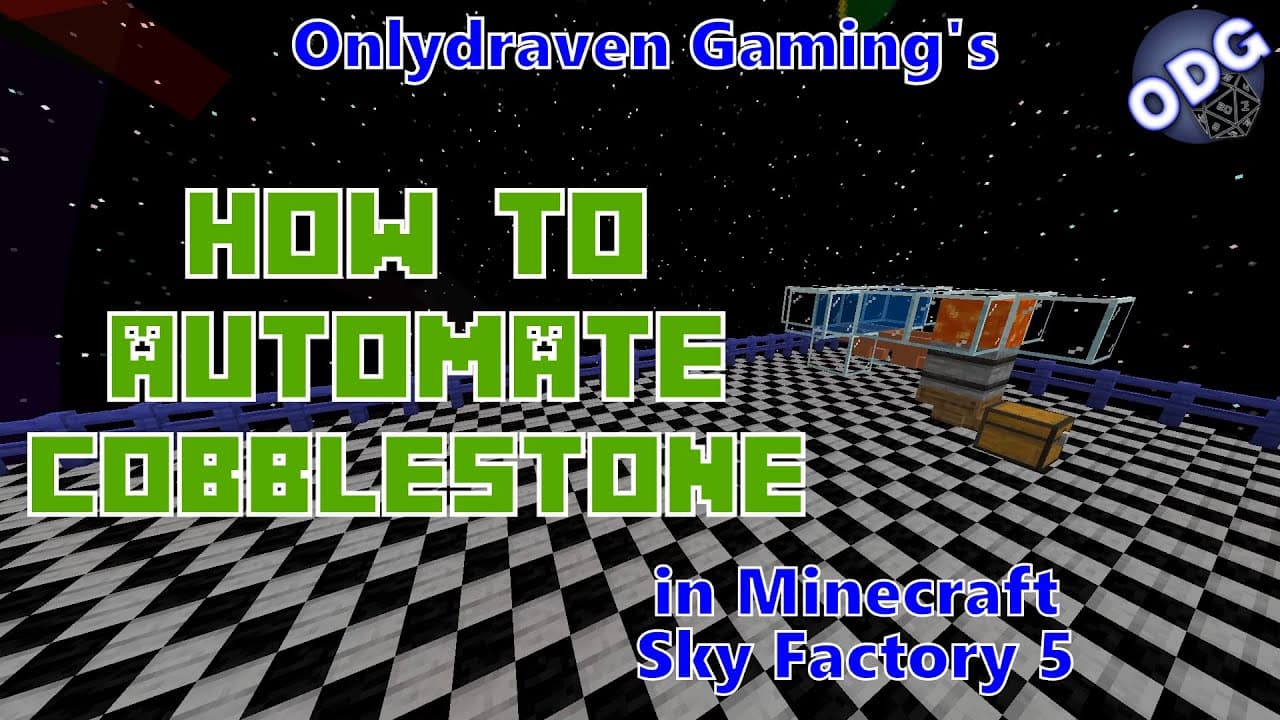 Automating Cobblestone Production in Minecraft Sky Factory 5: A Step-by ...