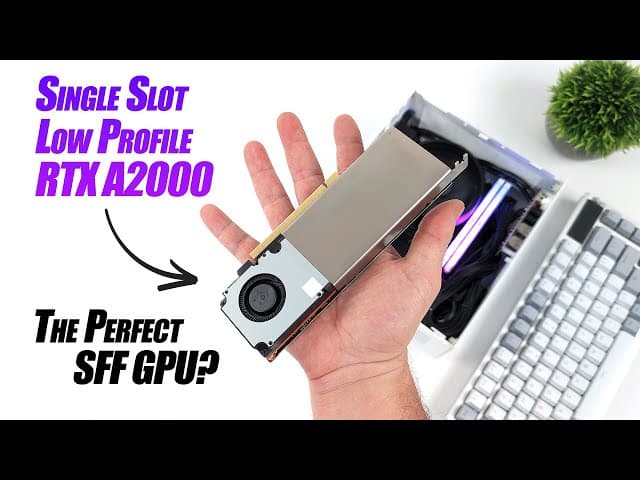 Exploring the Single Slot Low Profile RTX A2000: A Game Changer for Small Form Factor PCs ...