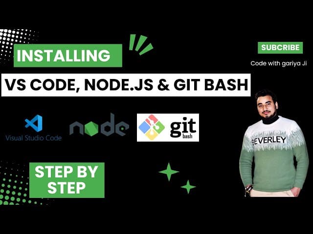 Step-by-Step Guide to Installing VS Code, Node.js, and Git Bash for Web Development | Galaxy.ai ...
