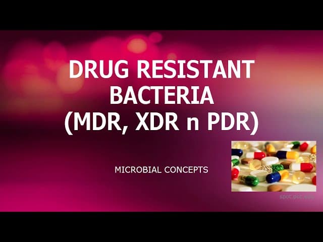 Understanding Drug Resistant Bacteria: MDR, XDR, and PDR Explained ...