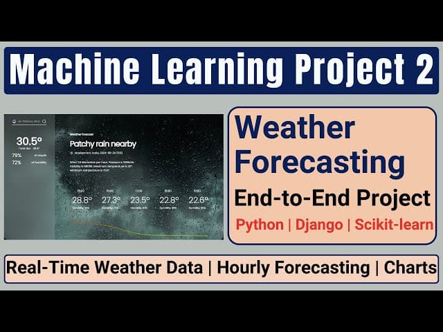 Building a Real-Time Weather Forecasting Web App with Django and Machine Learning | Galaxy.ai ...
