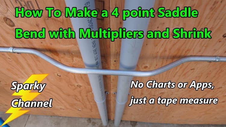 Mastering the Four-Point Saddle Bend in EMT Conduit Bending | Galaxy