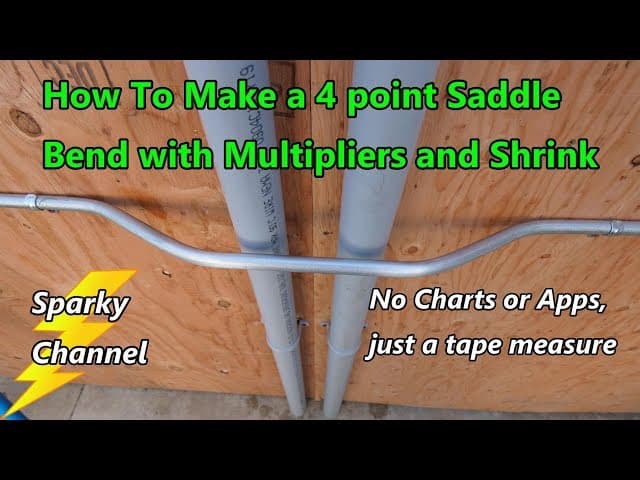 Mastering the Four-Point Saddle Bend in EMT Conduit Bending | Galaxy.ai