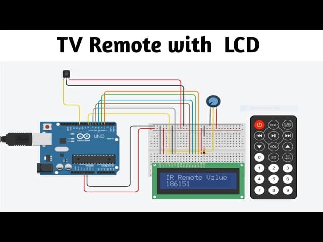 Creating an IR Remote Control with LCD Display Using Tinkercad | Galaxy ...