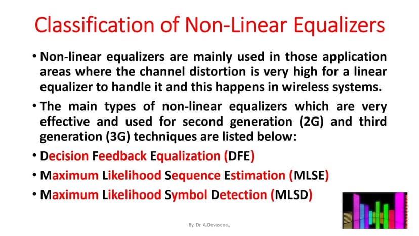Understanding Non-Linear Equalizers: Types and Significance | Galaxy.ai ...