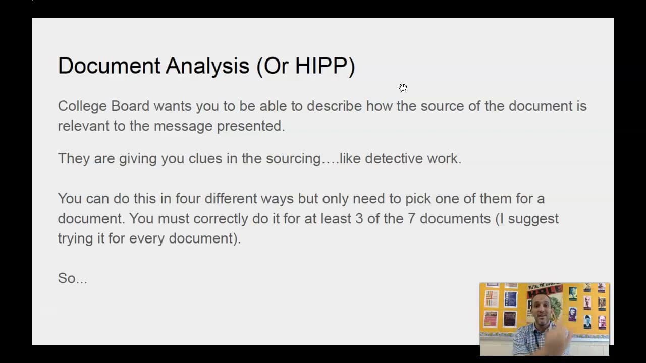 Mastering Document Analysis in AP World History: A Guide to HIPP | Galaxy