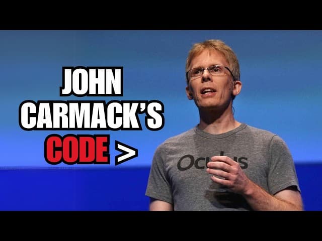 The Genius of John Carmack: A Deep Dive into His Coding Philosophy | Galaxy.ai