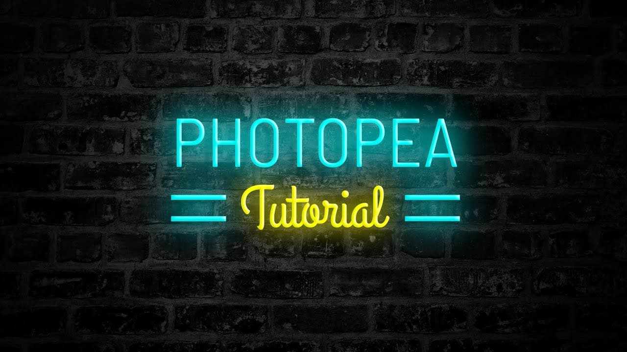 Creating Stunning Neon Text Effects in Photopea | Galaxy.ai
